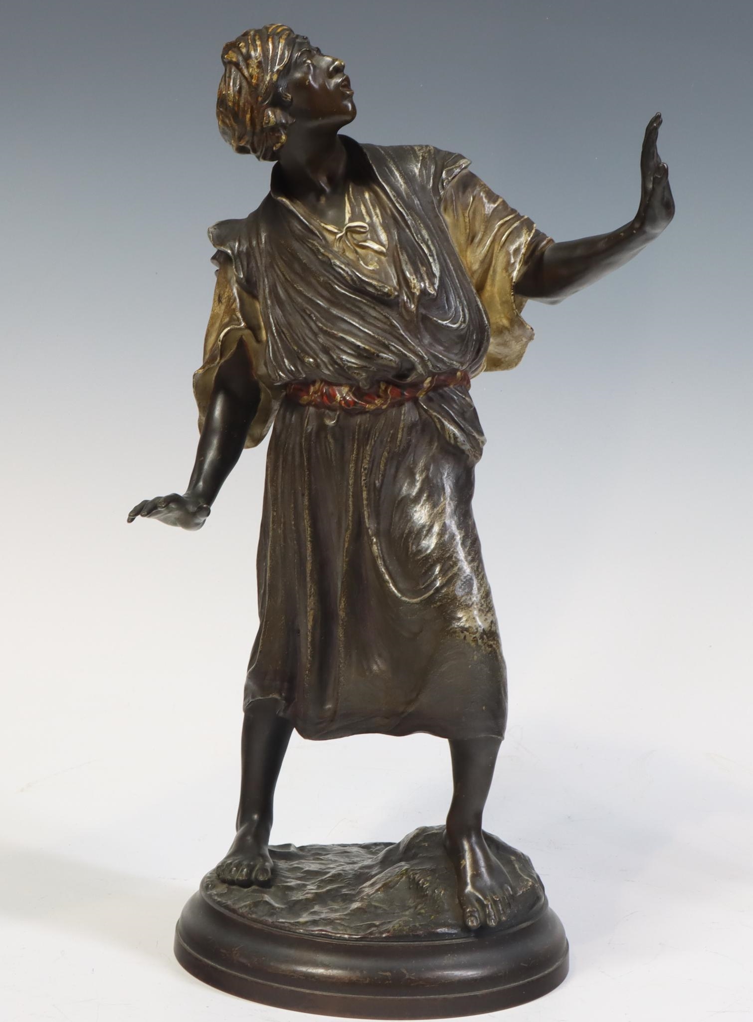 Franz Xaver Bergmann | Cold painted bronze Orientalist figure | MutualArt