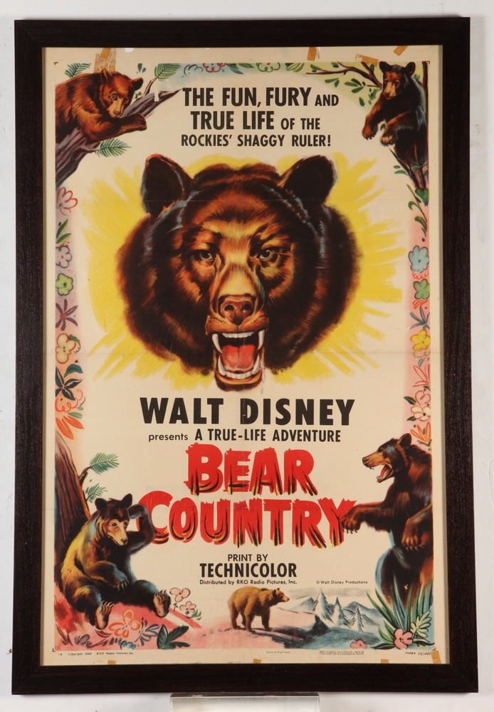 Walt Disney | BEAR COUNTRY 1952 POSTER (1952) | MutualArt