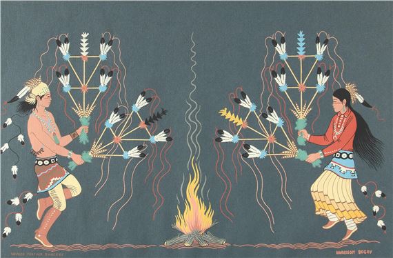 Harrison Begay | Navajo Feather Dancers | MutualArt