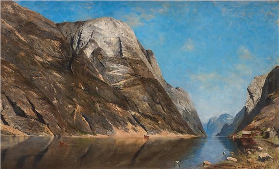 Eilert Adelsteen Normann | Fjord landscape | MutualArt