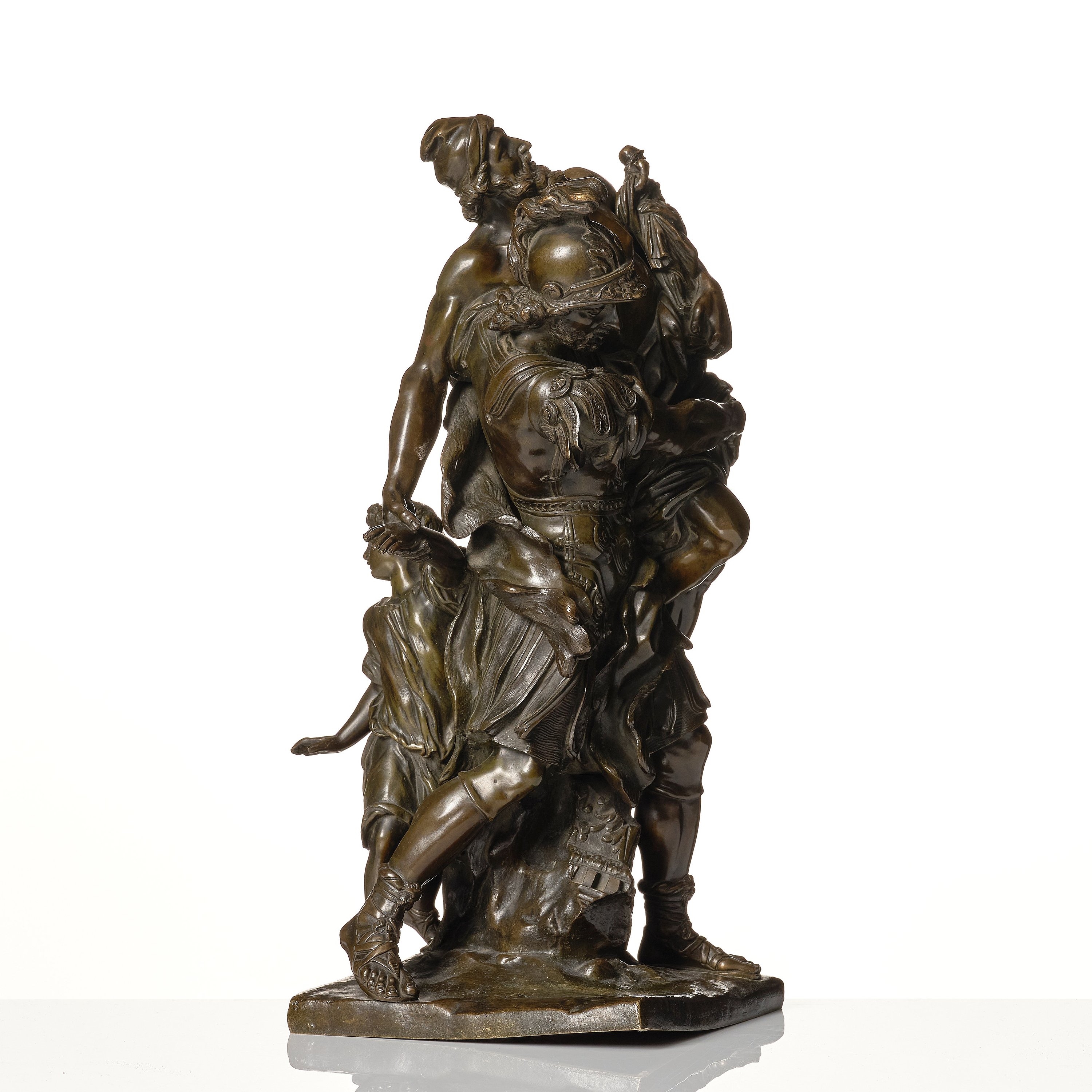 Pierre Lepautre | Aeneas saves his father Anchises and his son Ascanius ...