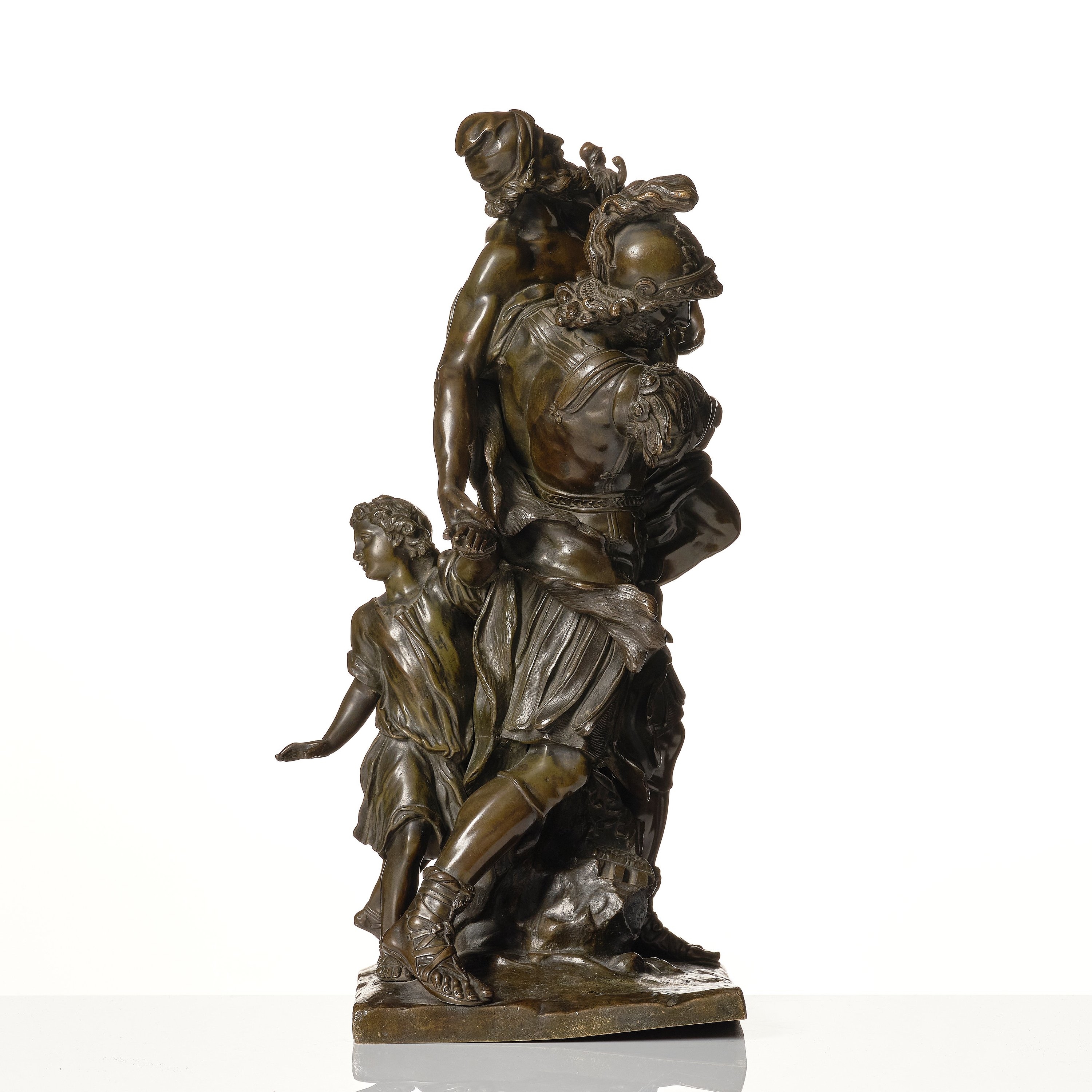 Pierre Lepautre | Aeneas saves his father Anchises and his son Ascanius ...
