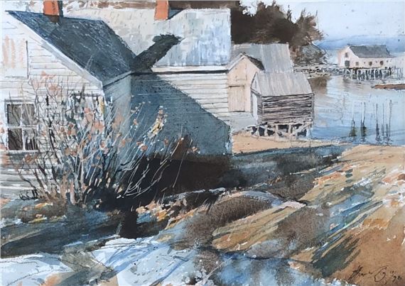 David Barker | Fisherman's Cottage (1998) | MutualArt