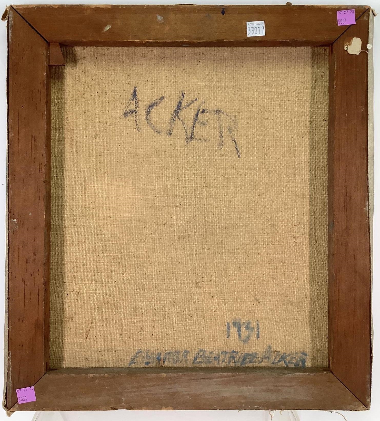 Eleanor Beatrice Acker | Fauvist urban street scene (1931) | MutualArt