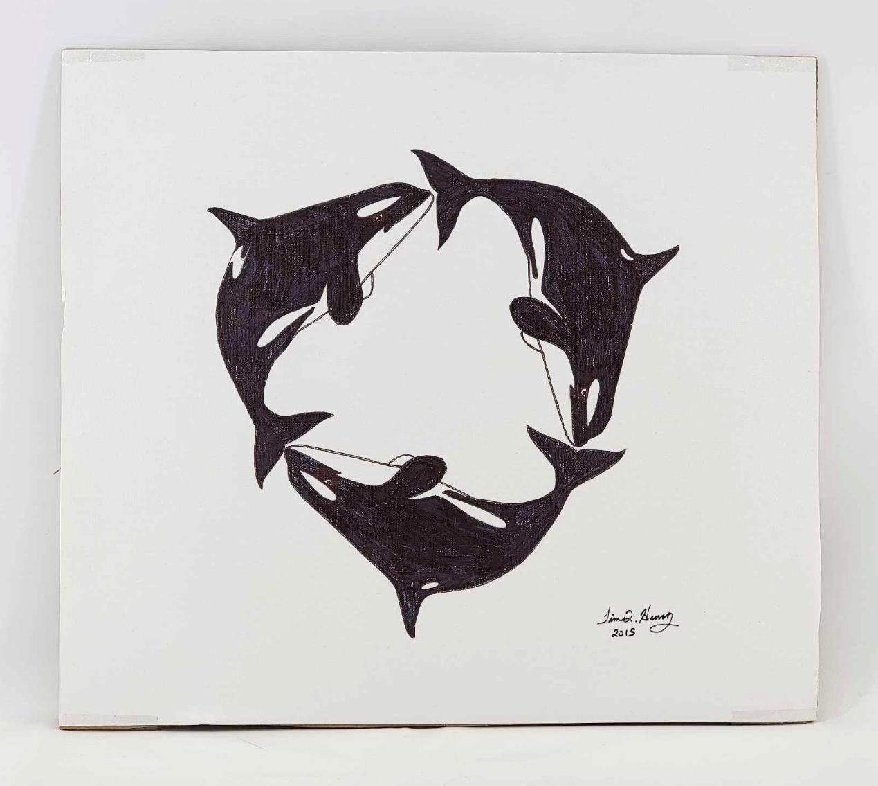 Jim Henry | Orca Circle | MutualArt