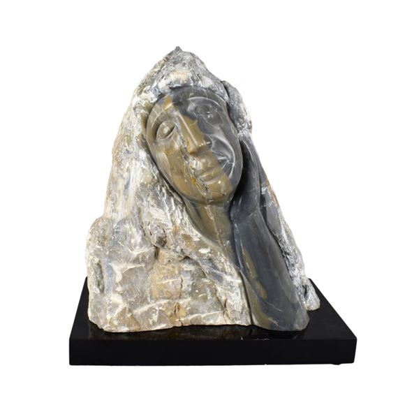 Sandy Frank | Abstract Sculpture of a Woman in Repose | MutualArt