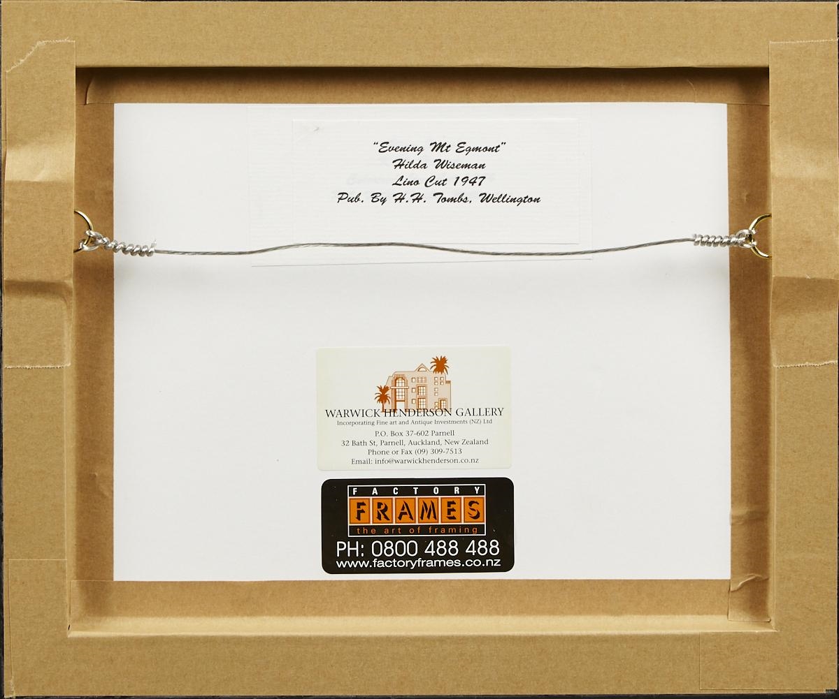 Hilda Alexandra Wiseman | Evening Mt Egmont (1947) | MutualArt