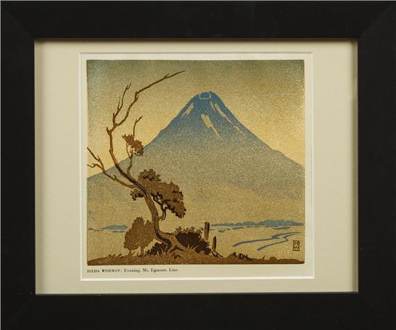 Hilda Alexandra Wiseman | Evening Mt Egmont (1947) | MutualArt