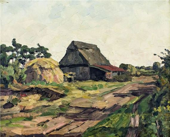 Karl Dahl | Country Landscape | MutualArt