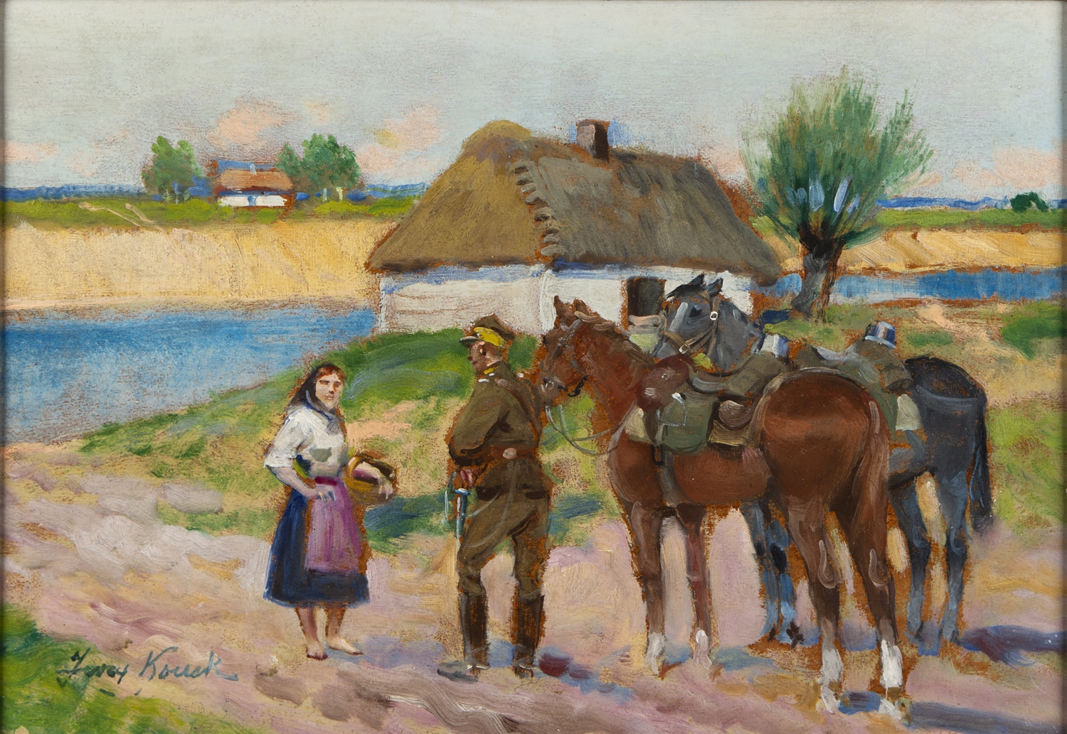 Jerzy Kossak | On reconnaissance | MutualArt