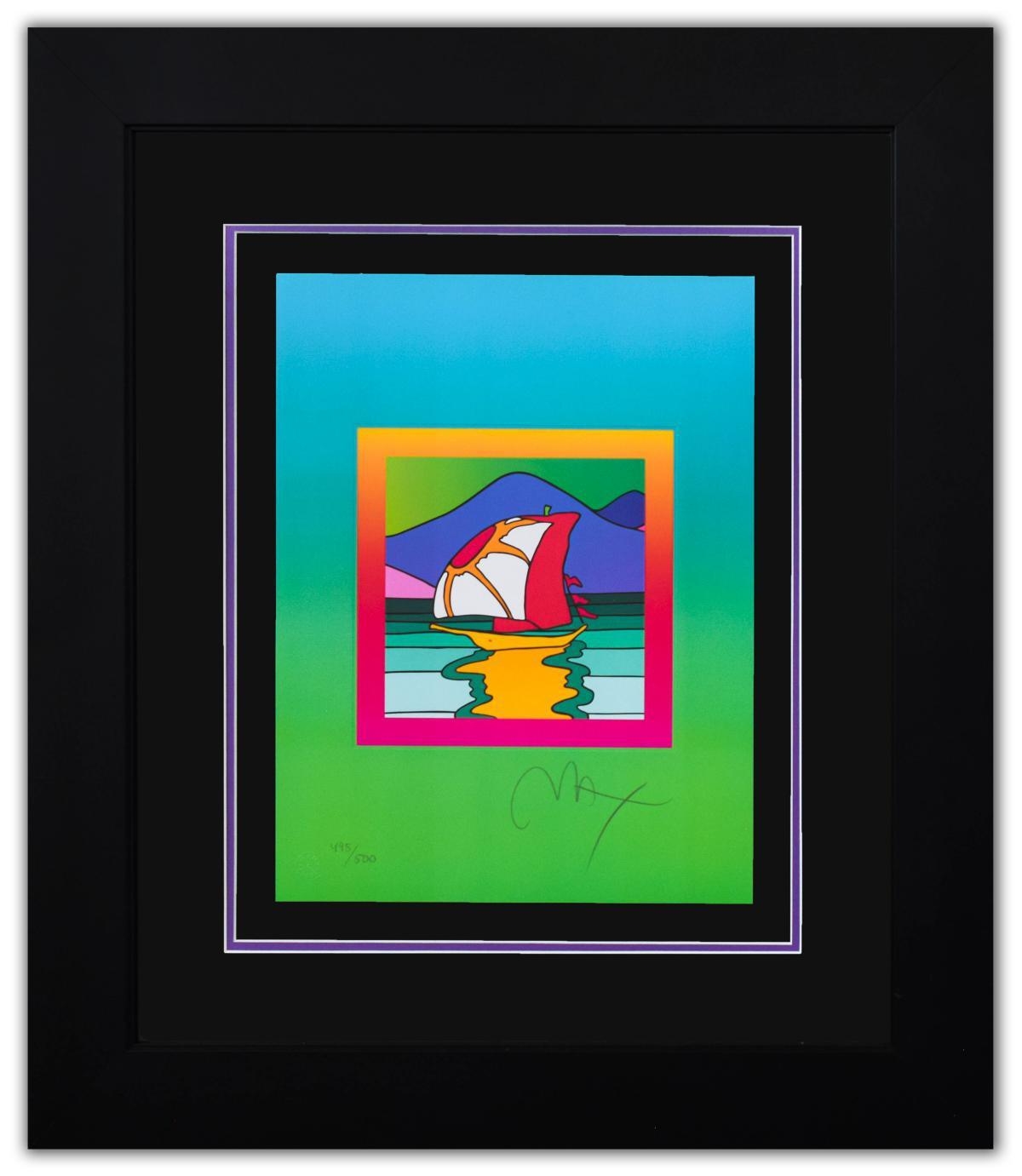Peter Max | Sailboat East on Blends | MutualArt