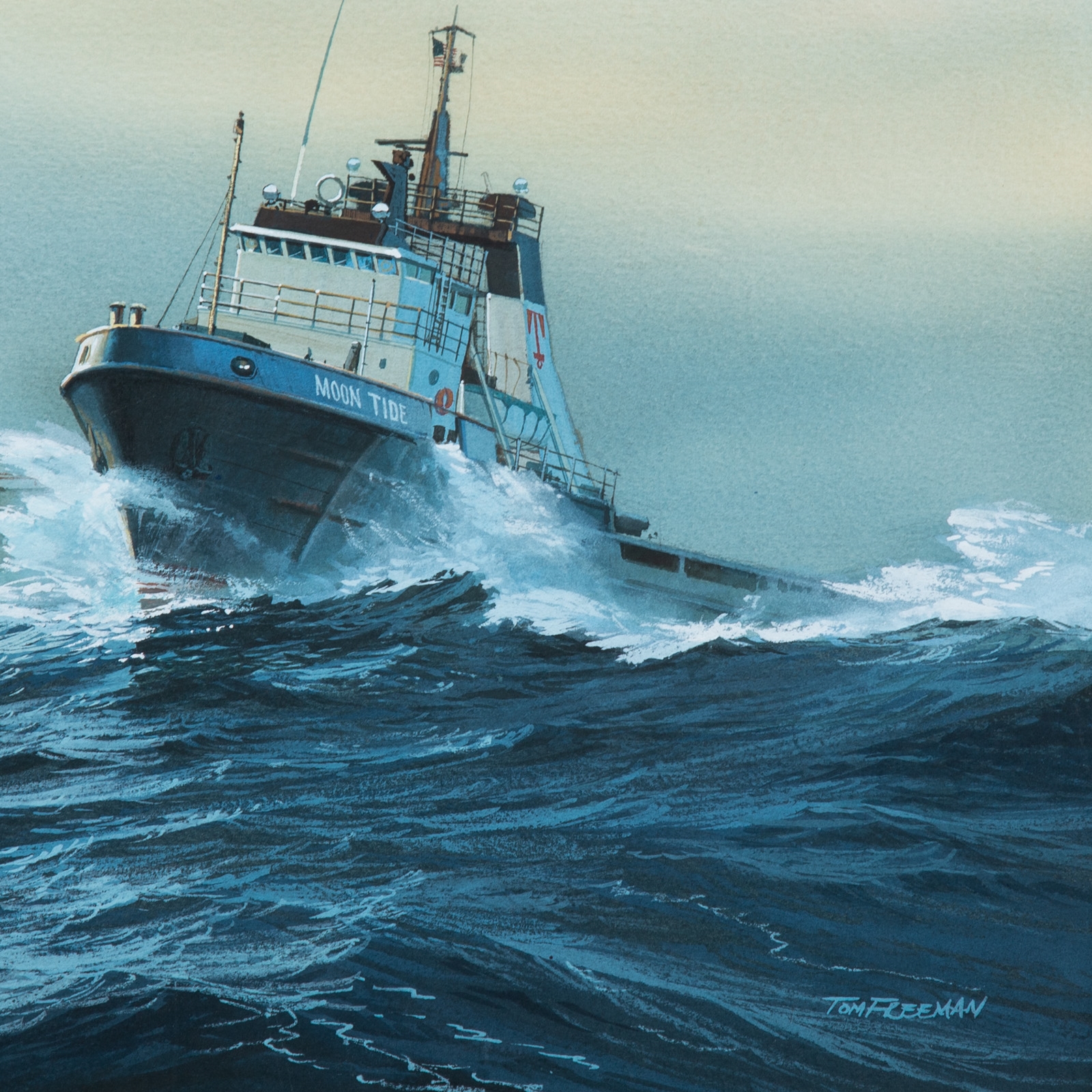 Tom Freeman | Deep Sea Oil Rig | MutualArt