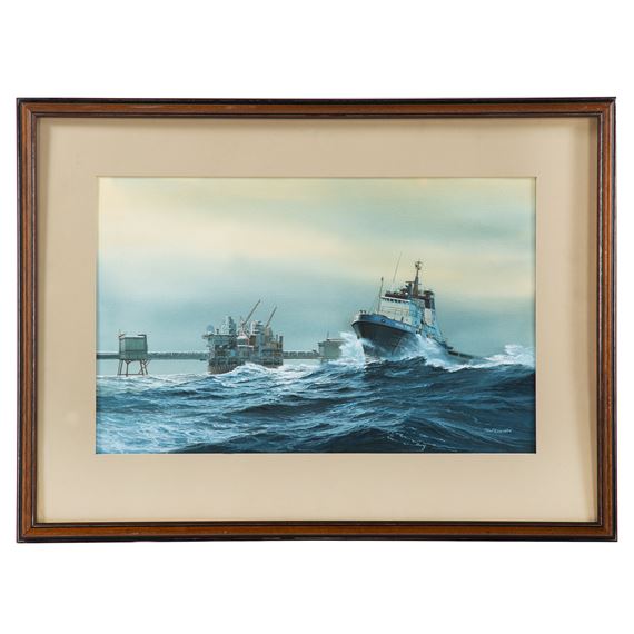 Tom Freeman | Deep Sea Oil Rig | MutualArt