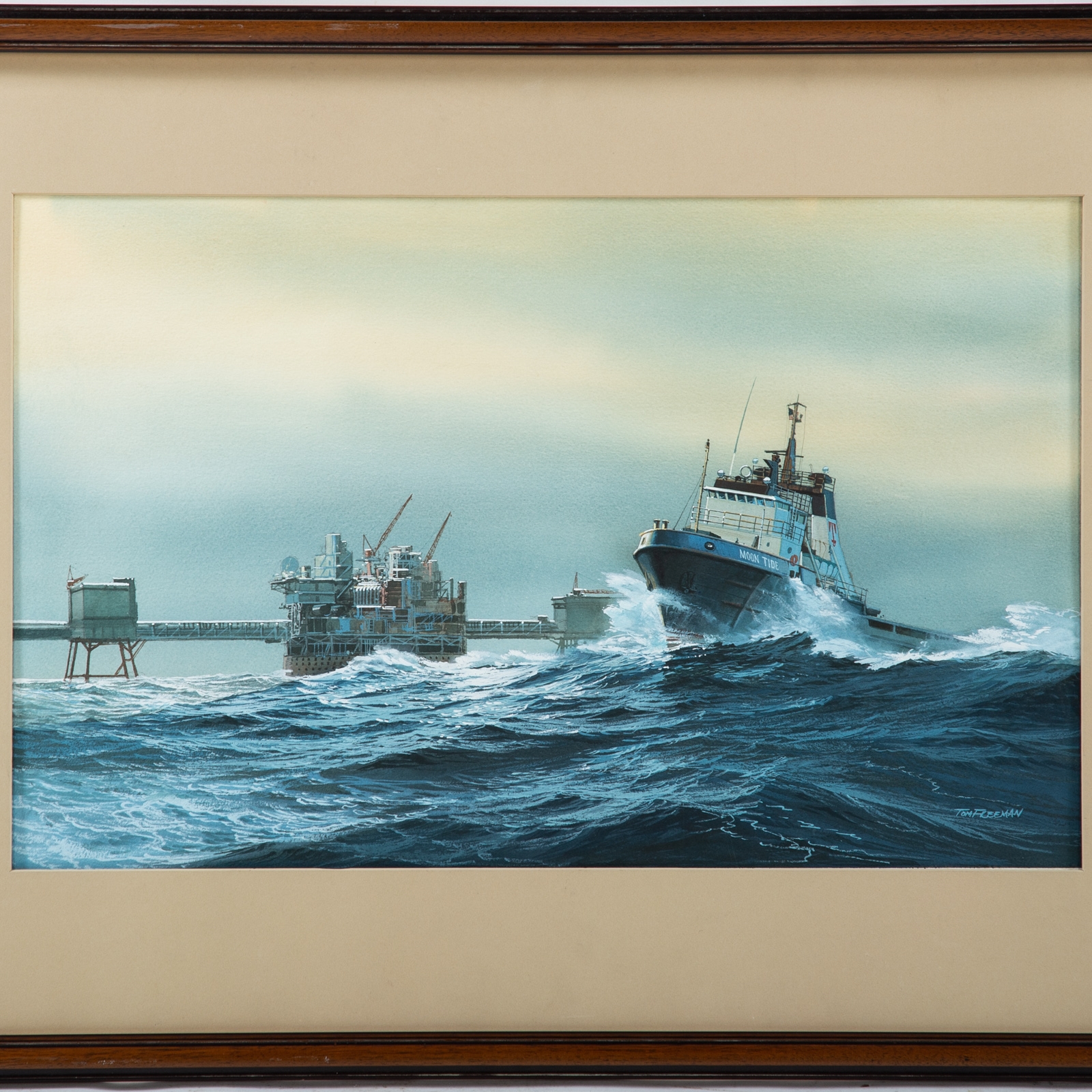 Tom Freeman | Deep Sea Oil Rig | MutualArt