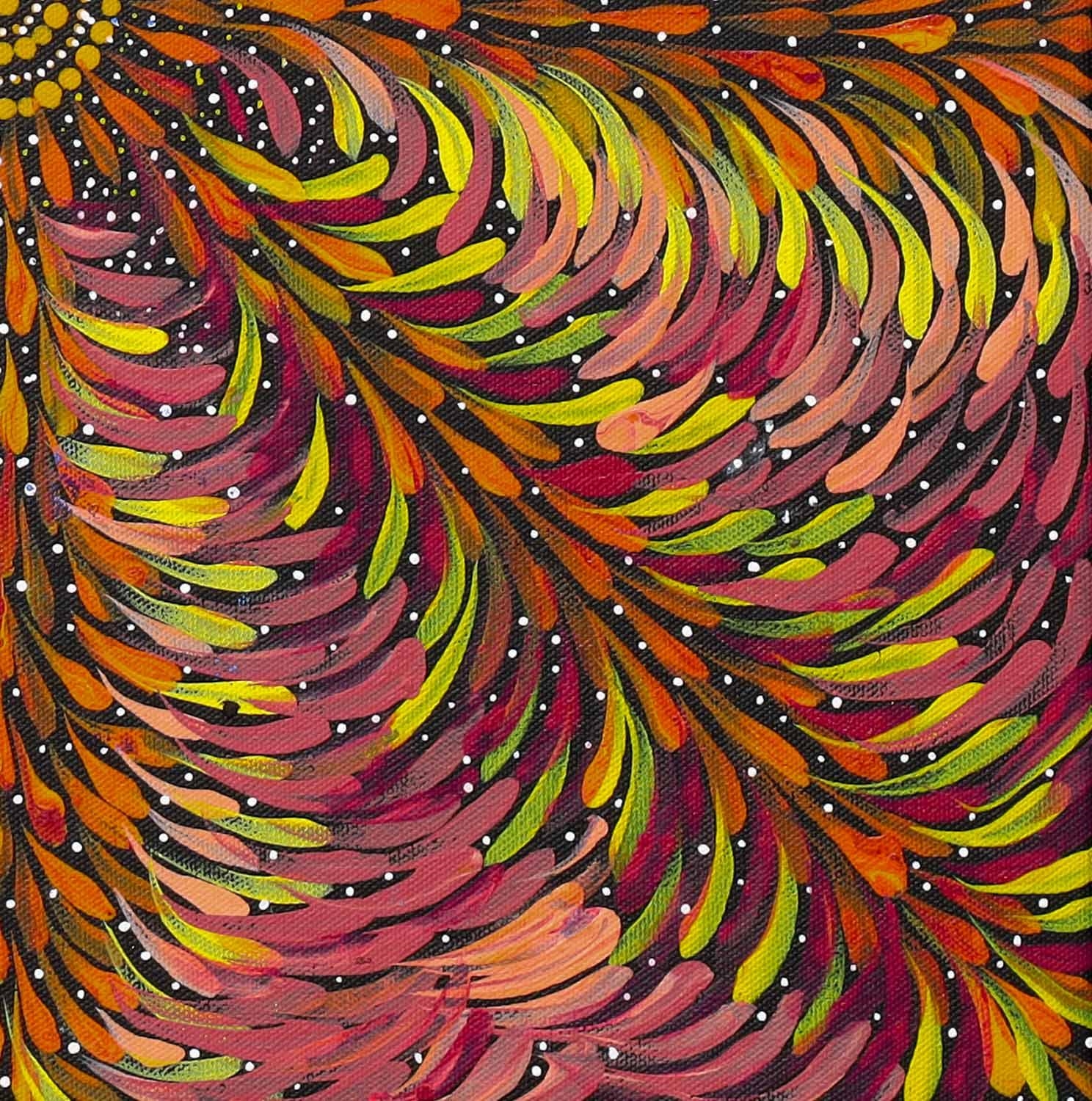 Emma Nelson Nakamarra | Bush Medicine Leaves (2022) | MutualArt