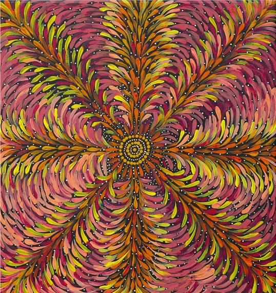 Emma Nelson Nakamarra | Bush Medicine Leaves (2022) | MutualArt
