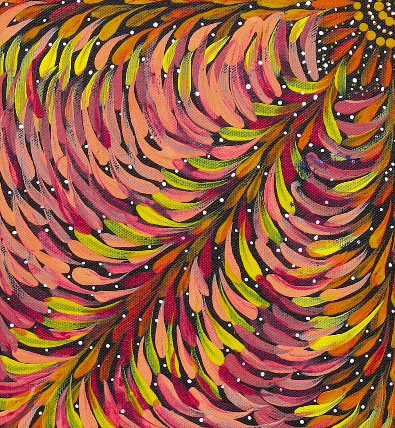 Emma Nelson Nakamarra | Bush Medicine Leaves (2022) | MutualArt