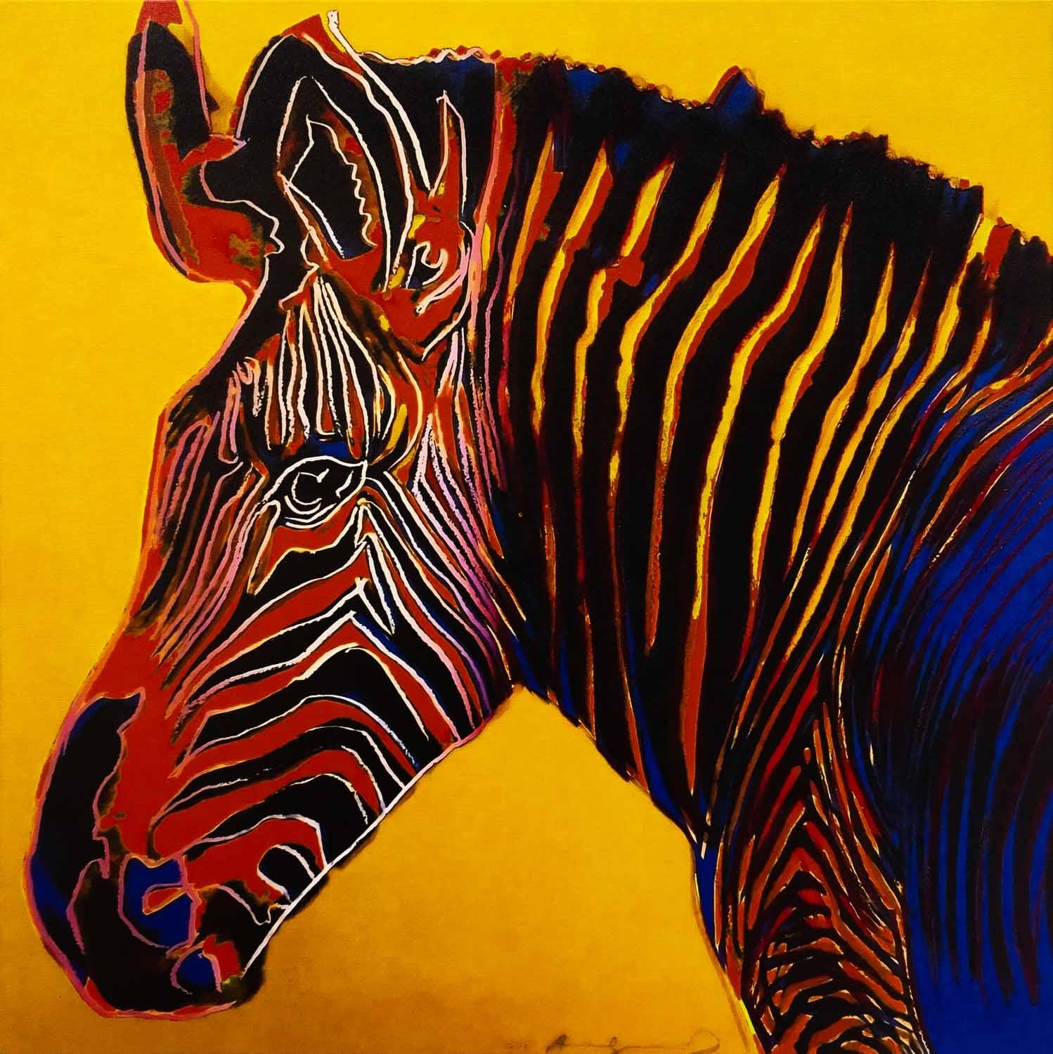 Andy Warhol | Grevy's Zebra (1983) | MutualArt