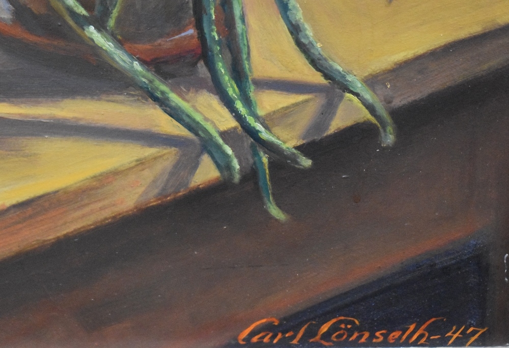 Carl Lonseth | A still life of flowering cacti | MutualArt