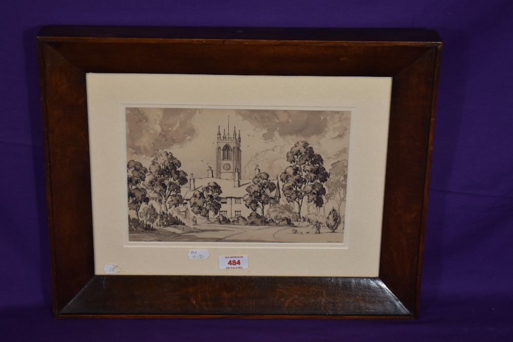 Albert Thomas Pile | a view of St Martin's Church and Vicarage ...