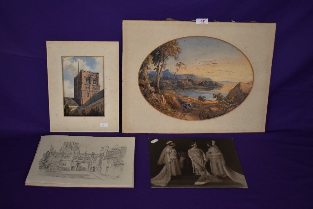 Percy Lancaster | The Old Tower of St Albans Abbey | MutualArt