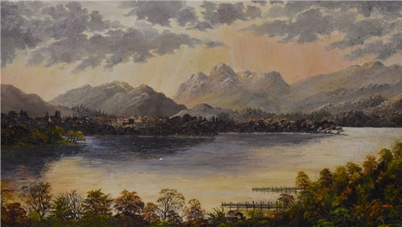 Eric Cottam | Sunset over Windermere | MutualArt