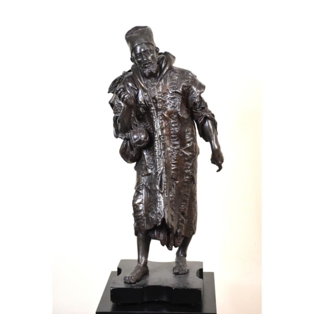 French School, 19th Century | Standing male in tattered robe | MutualArt