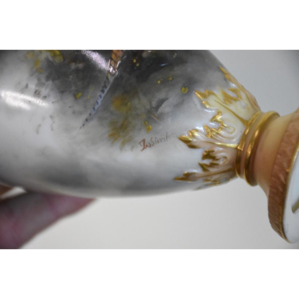 James Stinton | Vase with scenes of the pheasant in landscape (1903 ...