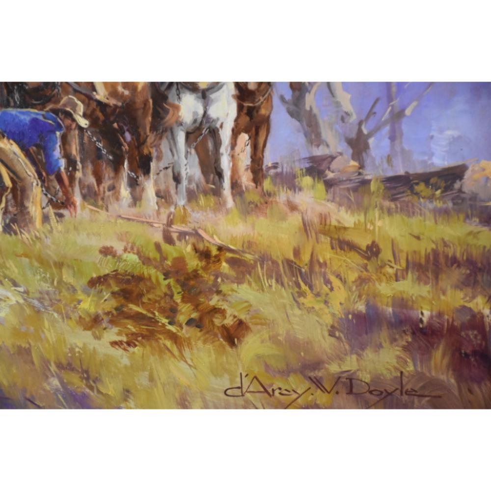 D'Arcy Doyle | The team of Horses | MutualArt