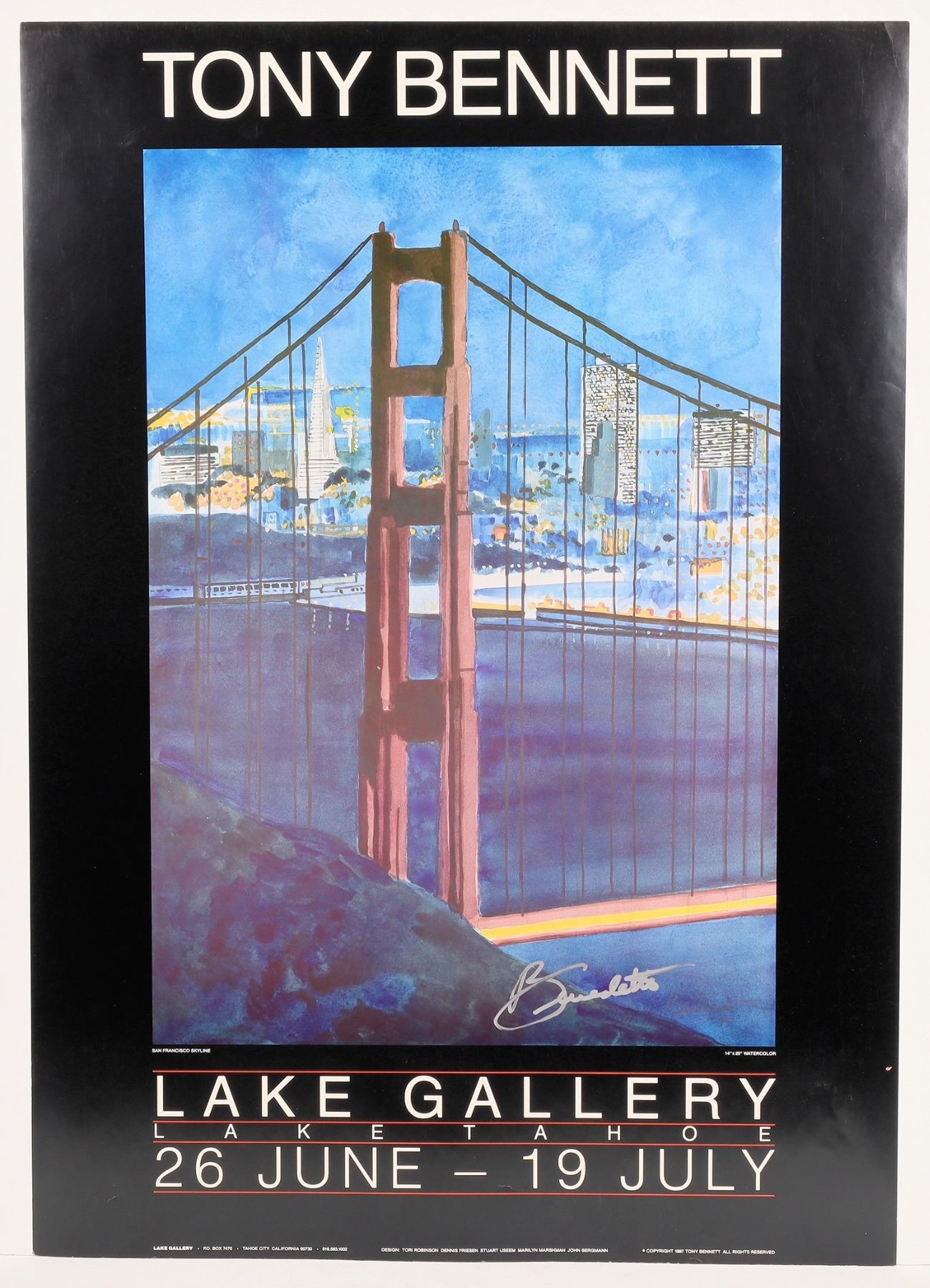 Tony Bennett | Lake Gallery of Tahoe City | MutualArt