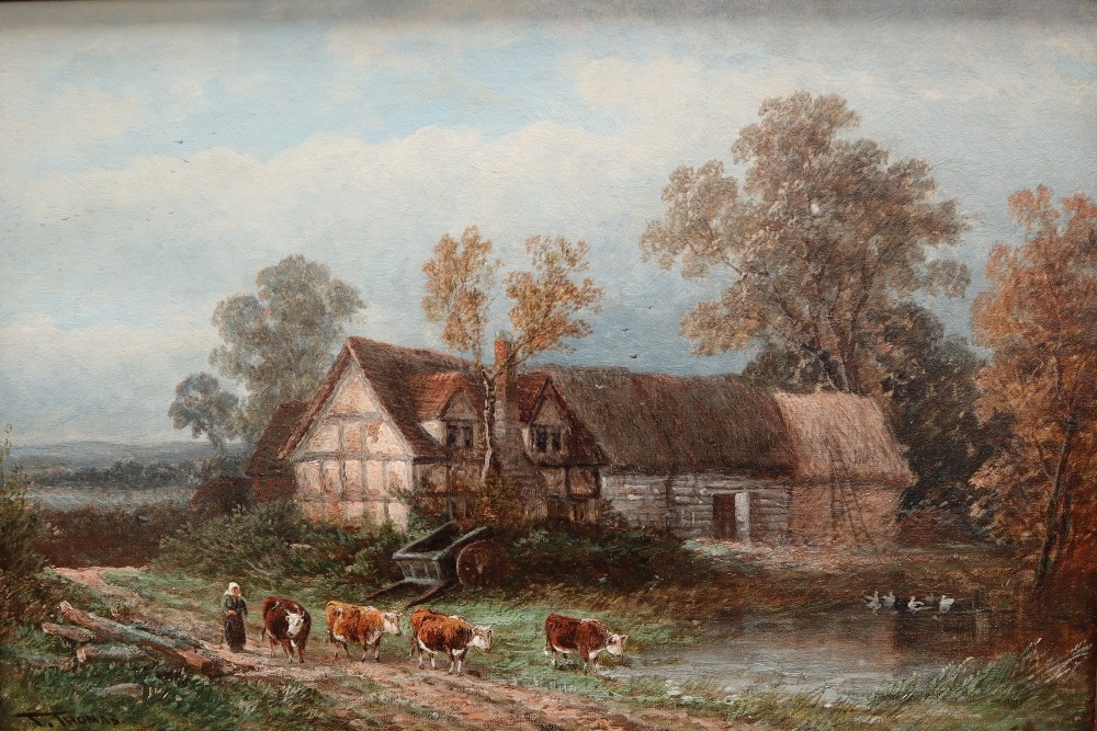 T. Thomas | A farmstead scene | MutualArt