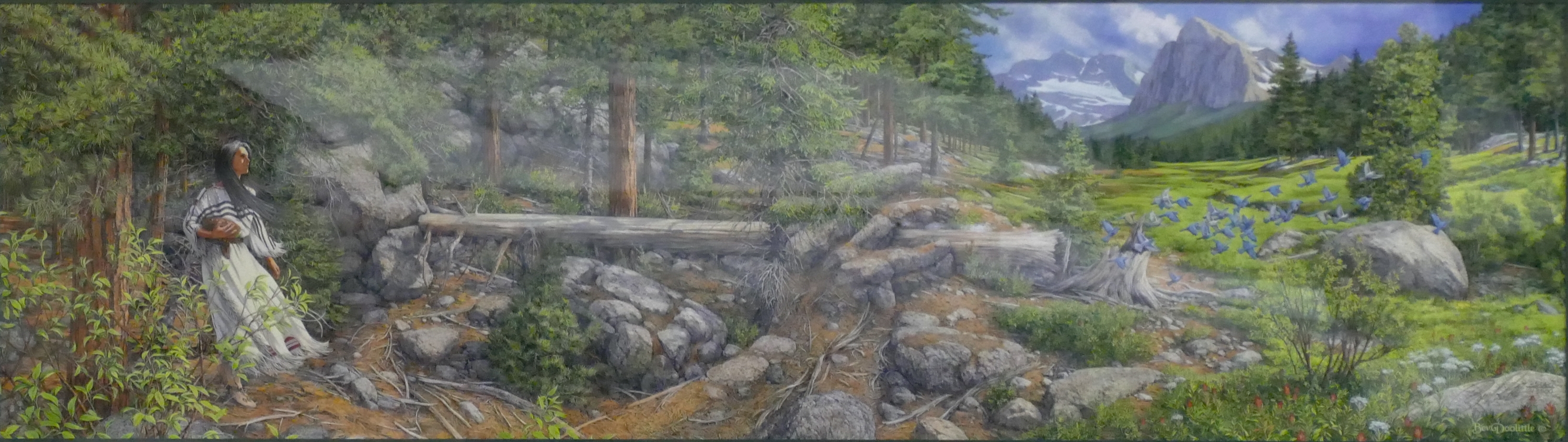 Bev Doolittle | WOODLAND ENCOUNTER | MutualArt