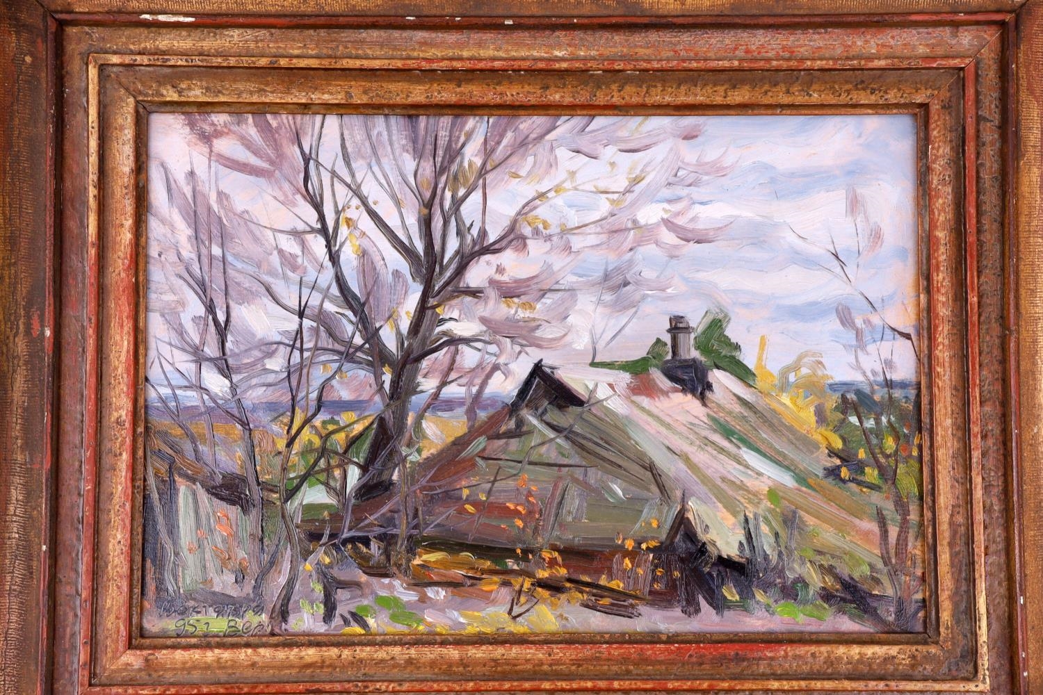 Vladimir Nikolayevich Verbitsky | 2 POST IMPRESSIONIST PAINTINGS ...