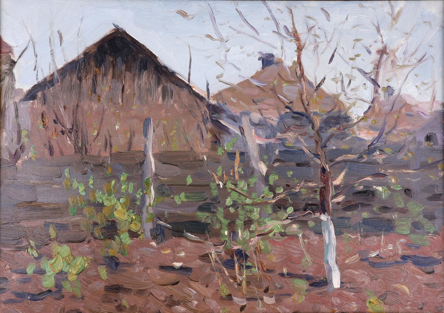 Vladimir Nikolayevich Verbitsky | 2 POST IMPRESSIONIST PAINTINGS ...