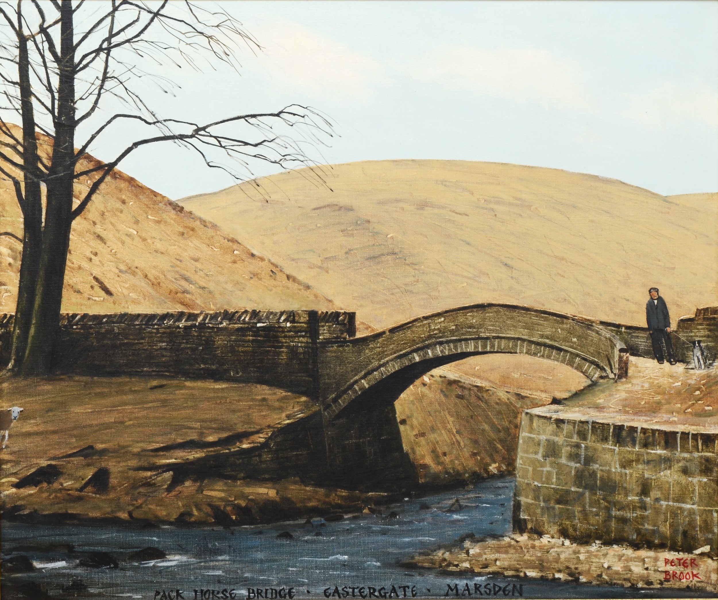 Peter Brook | Horse Bridge, Eastergate, Marsden, moorland landscape ...