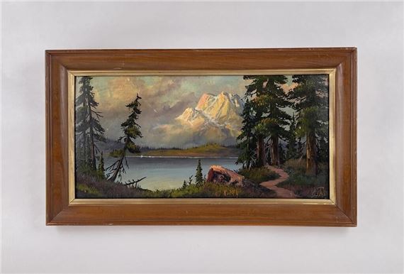 Harry Leonard Lopp | Grand Teton National Park Painting | MutualArt