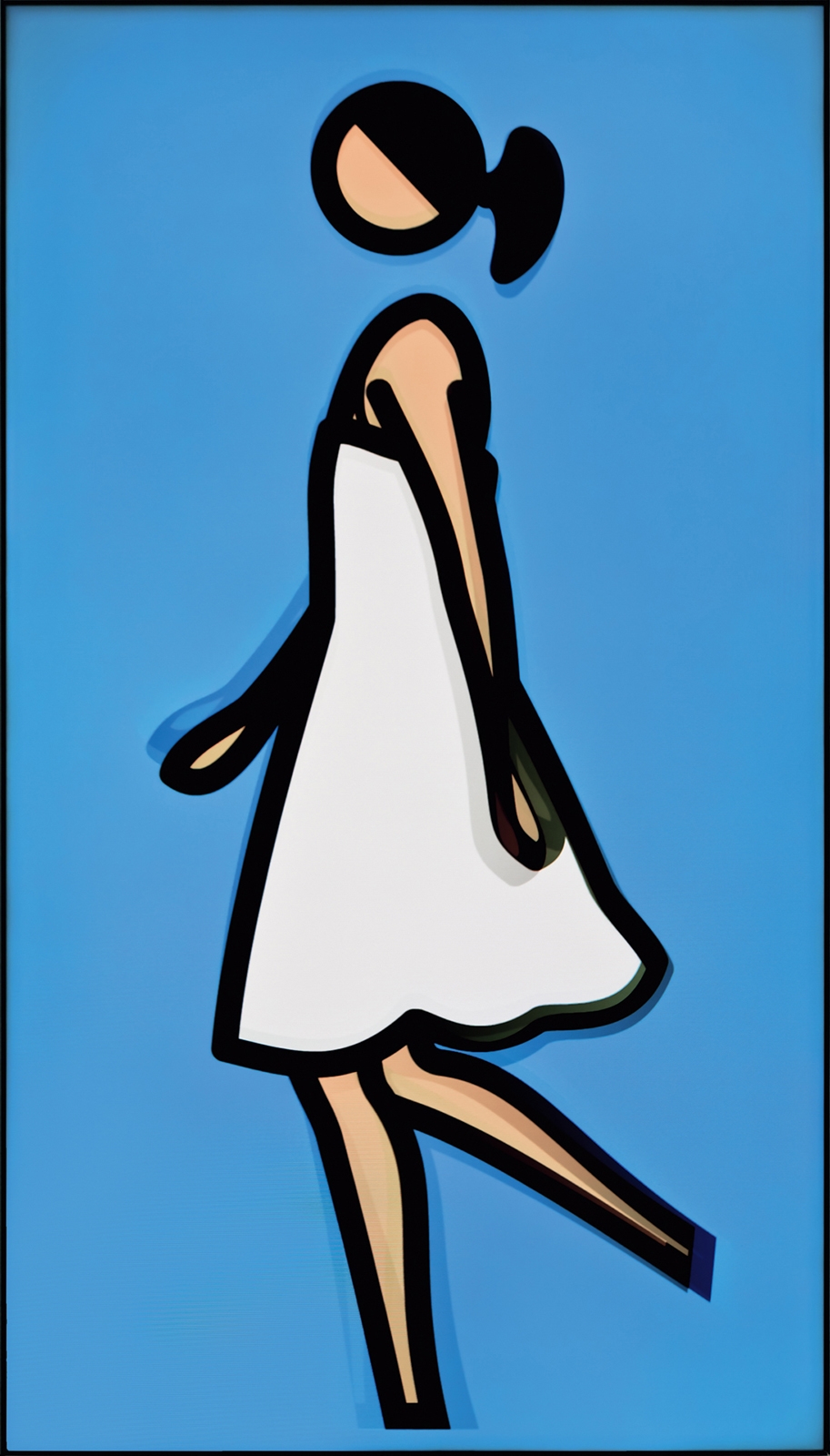 Julian Opie | Amelia 1. (2019) | MutualArt