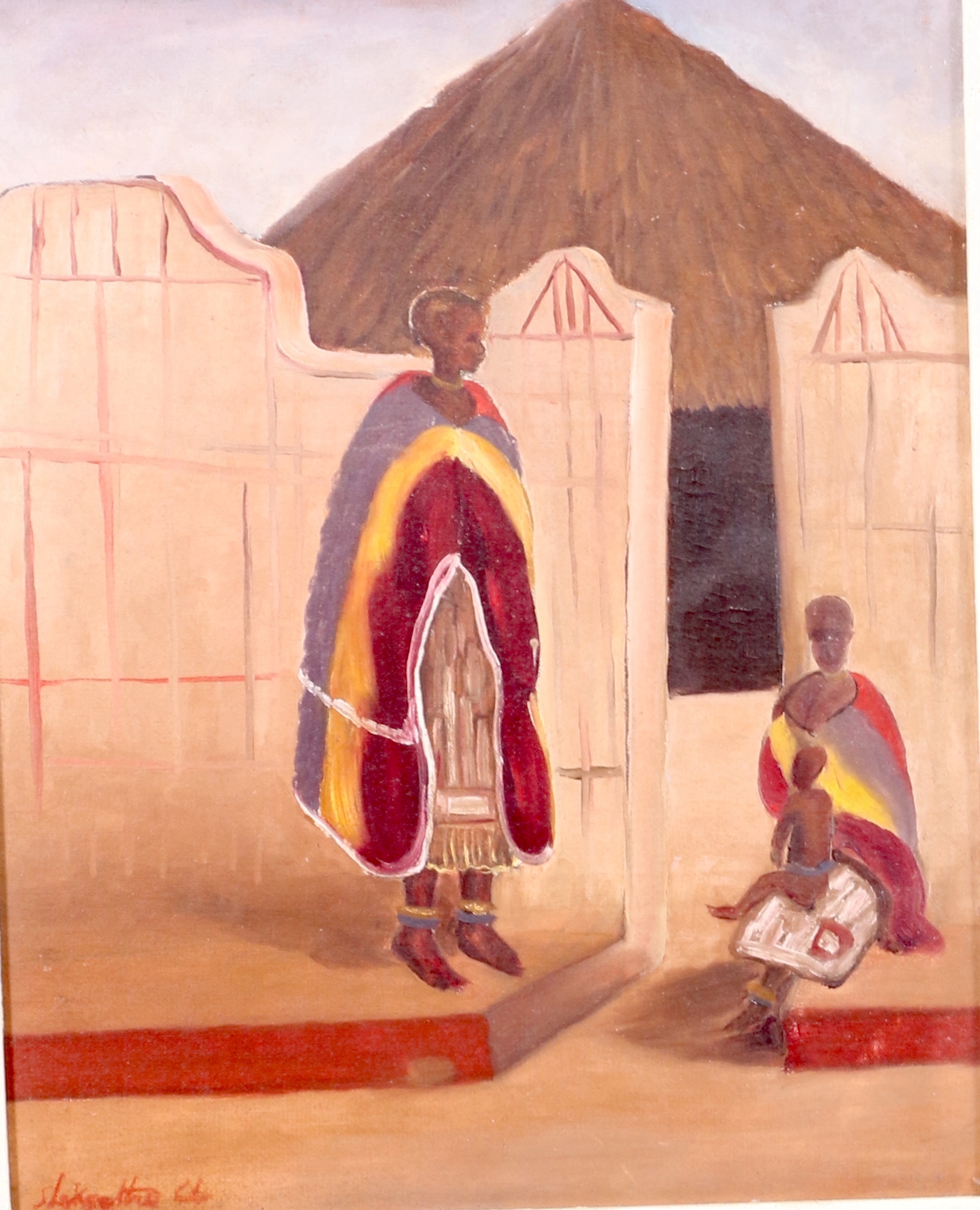 Simon Moroke Lekgetho | NDEBELE FIGURES | MutualArt