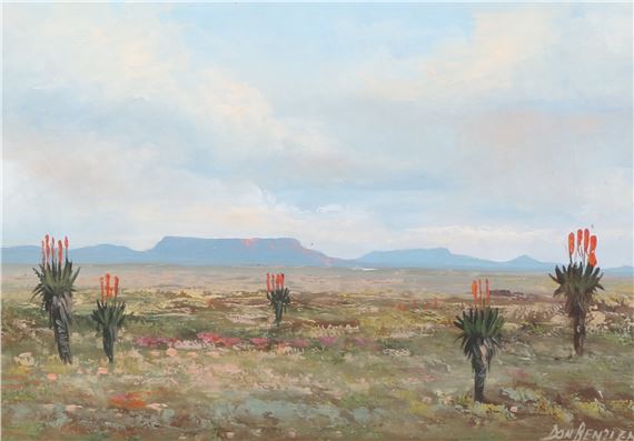 Don Benzien | ALOE FILLED LANDSCAPE | MutualArt