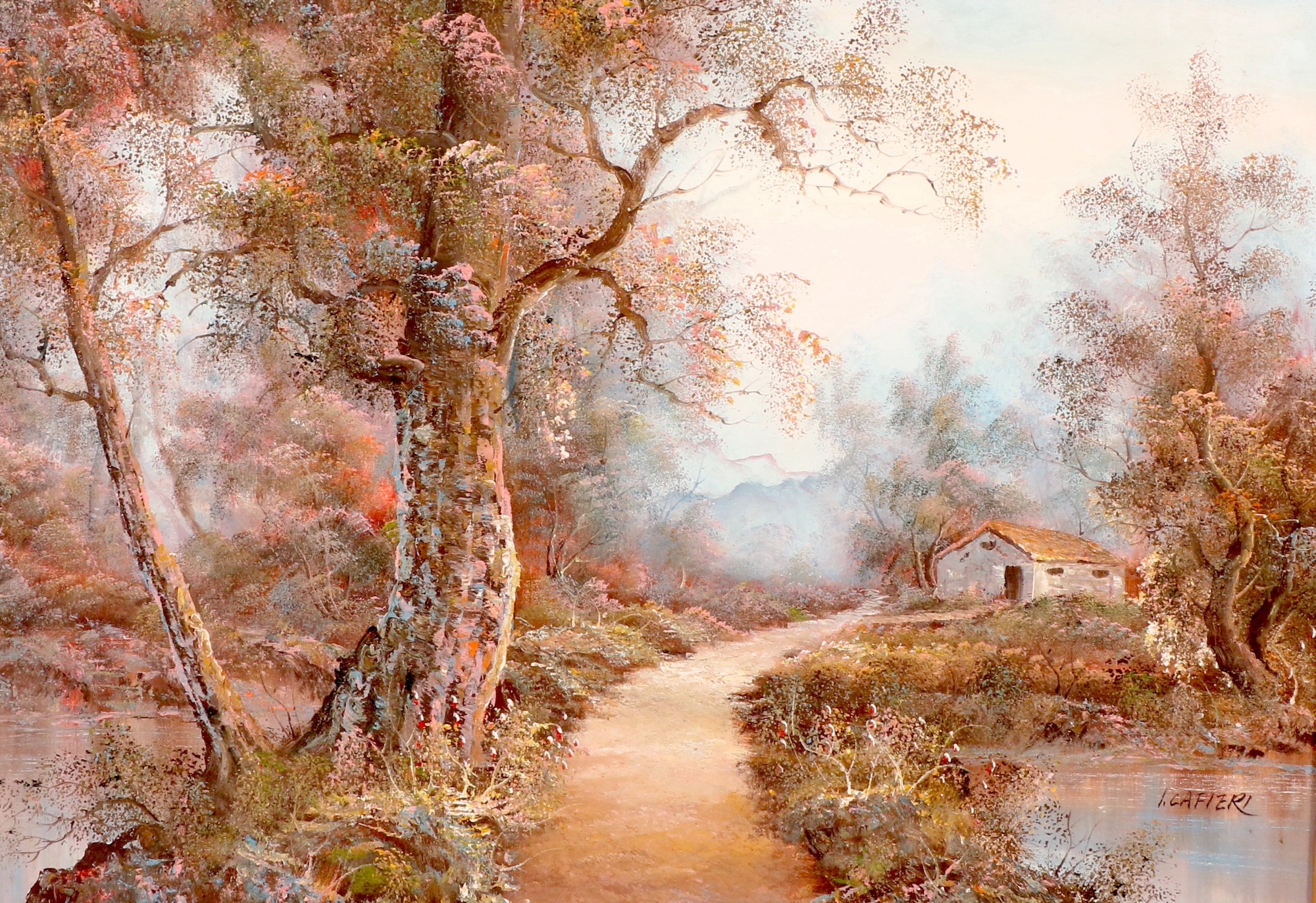 Irene Cafieri | ROAD TO A COTTAGE | MutualArt