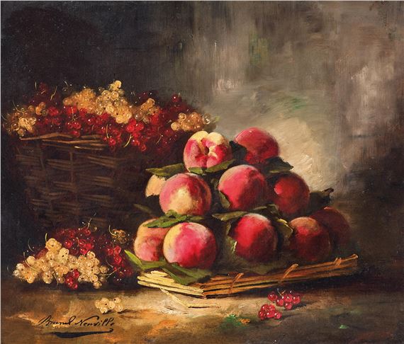 Alfred Brunel de Neuville | Still life with fruit | MutualArt