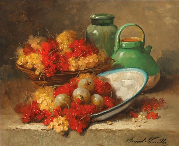 Alfred Brunel de Neuville | Still life with fruit | MutualArt