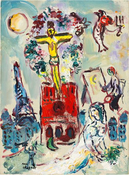 Marc Chagall | Esquisse pour l'Arbre de Jessé (Circa 1960) | MutualArt