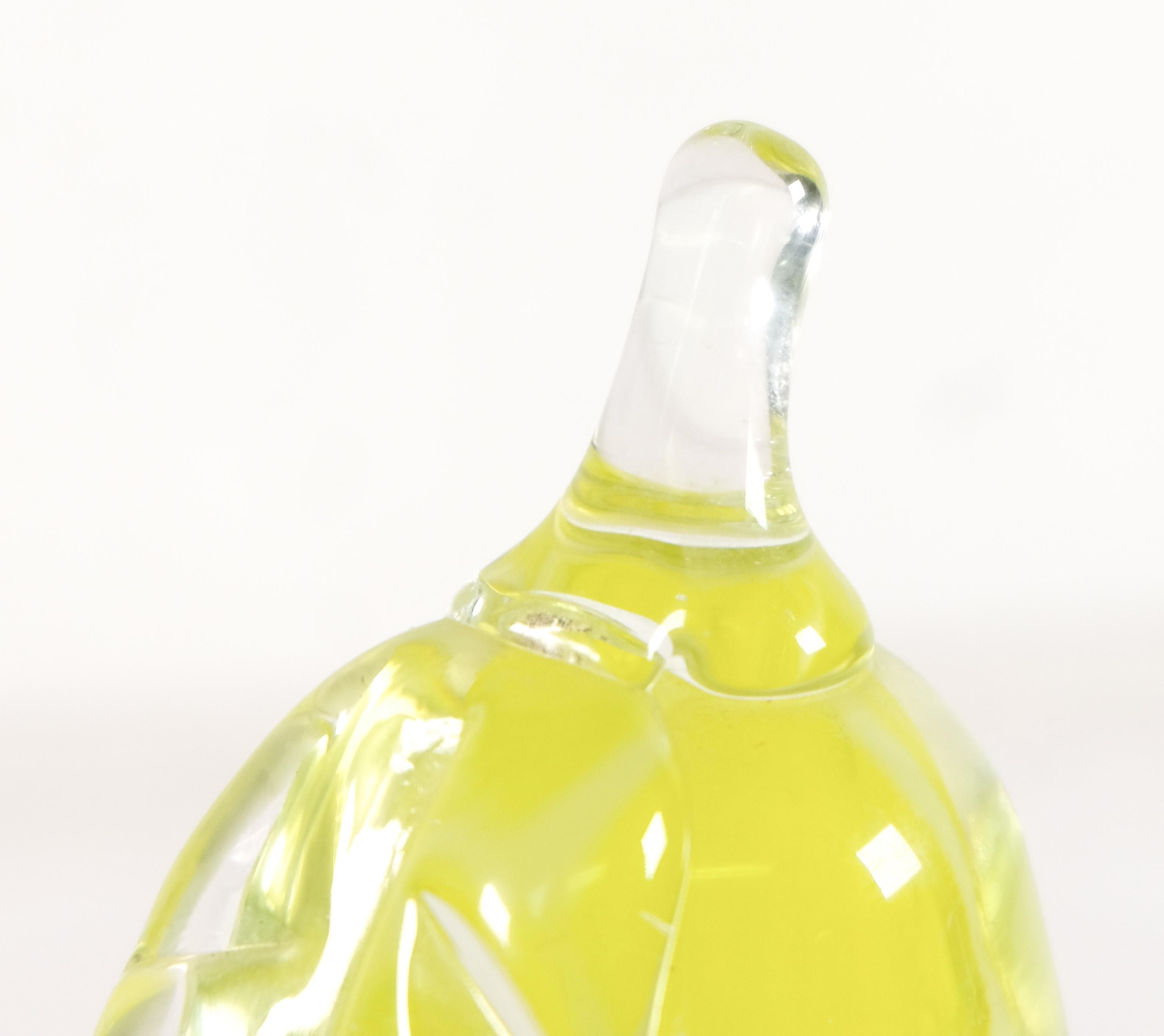 Jim Davis | Art glass fruit form paperweight (1977) | MutualArt