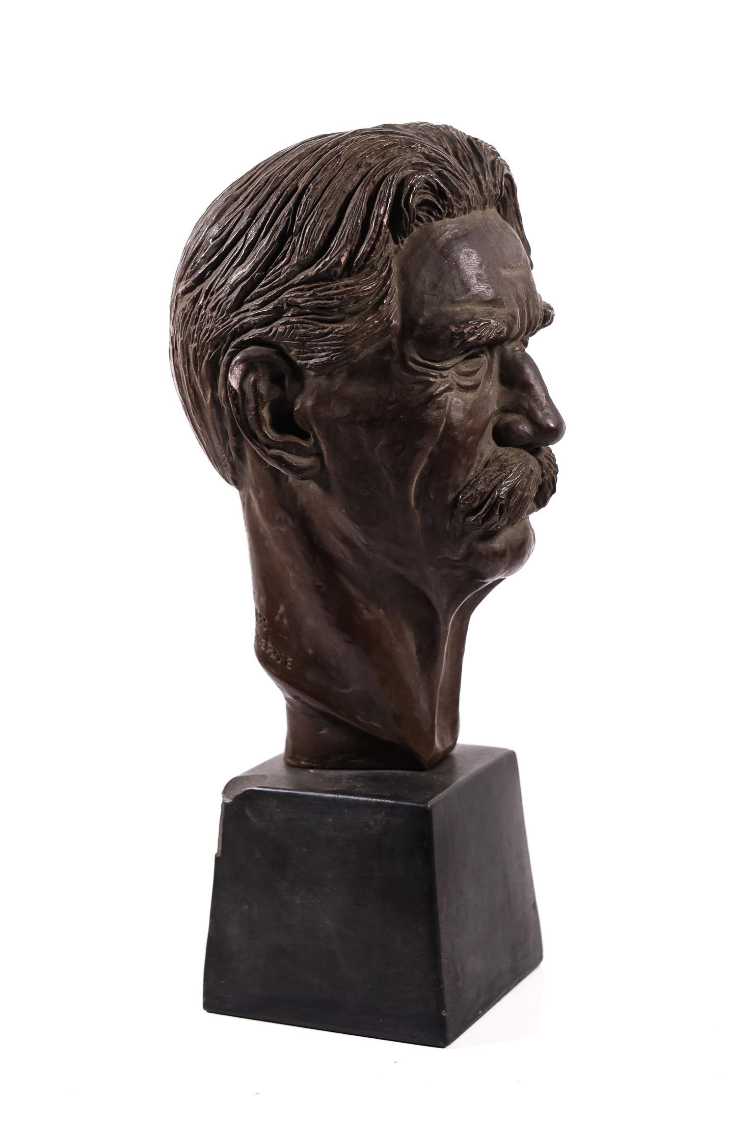 Leo Cherne | Bust of Albert Schweitzer with Stand (1955) | MutualArt