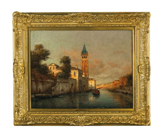Antoine Bouvard | Venedig, Kanalpartie | MutualArt