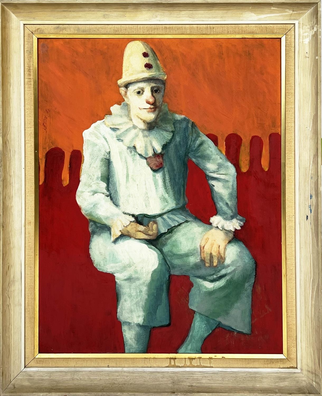 Harold Wood | 'Seated Clown' | MutualArt