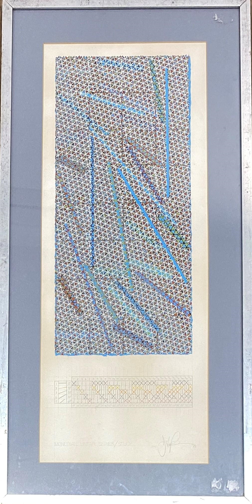 John Pearson | Mondrian Linear Series/Study (1977) | MutualArt