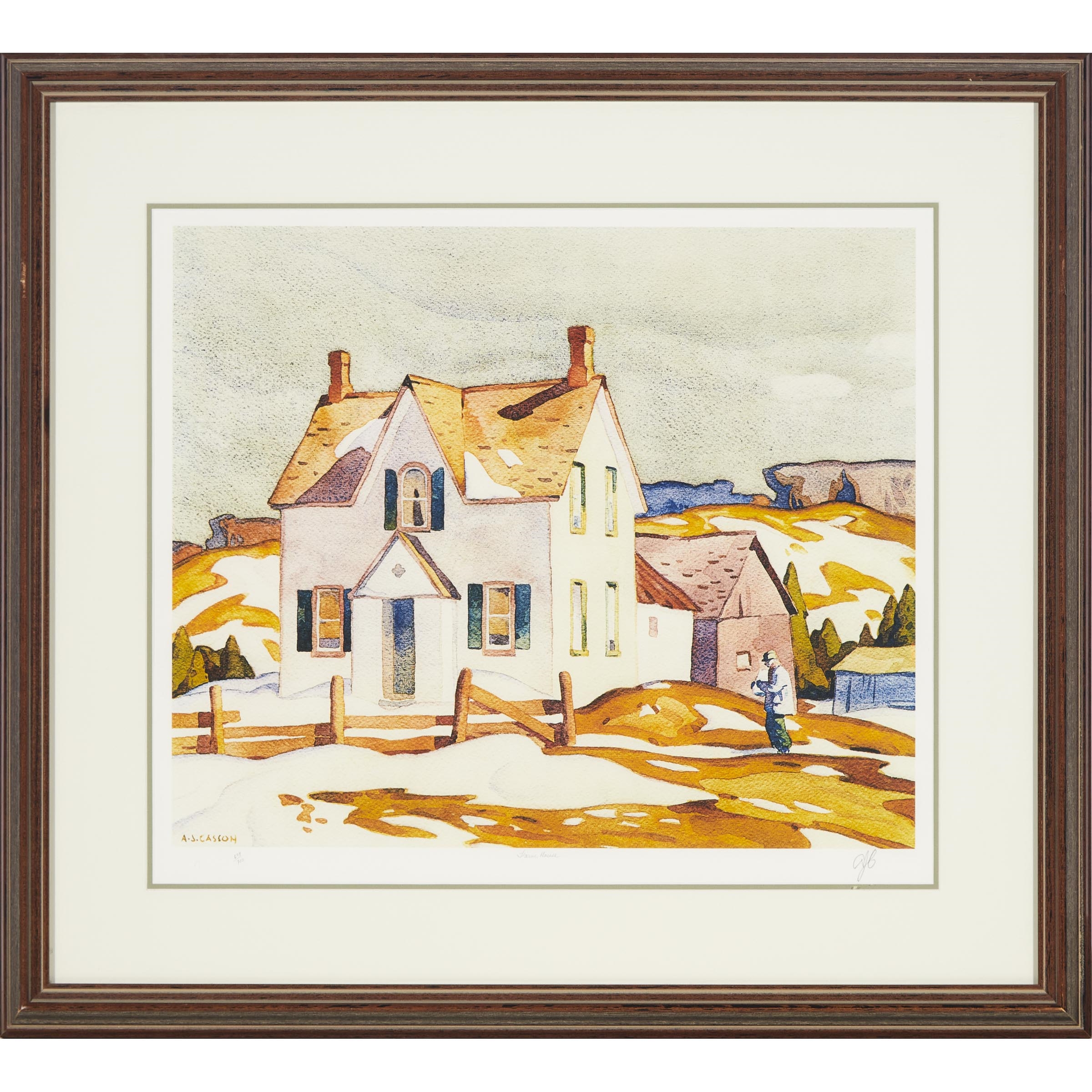 Alfred Joseph Casson | FARM HOUSE | MutualArt