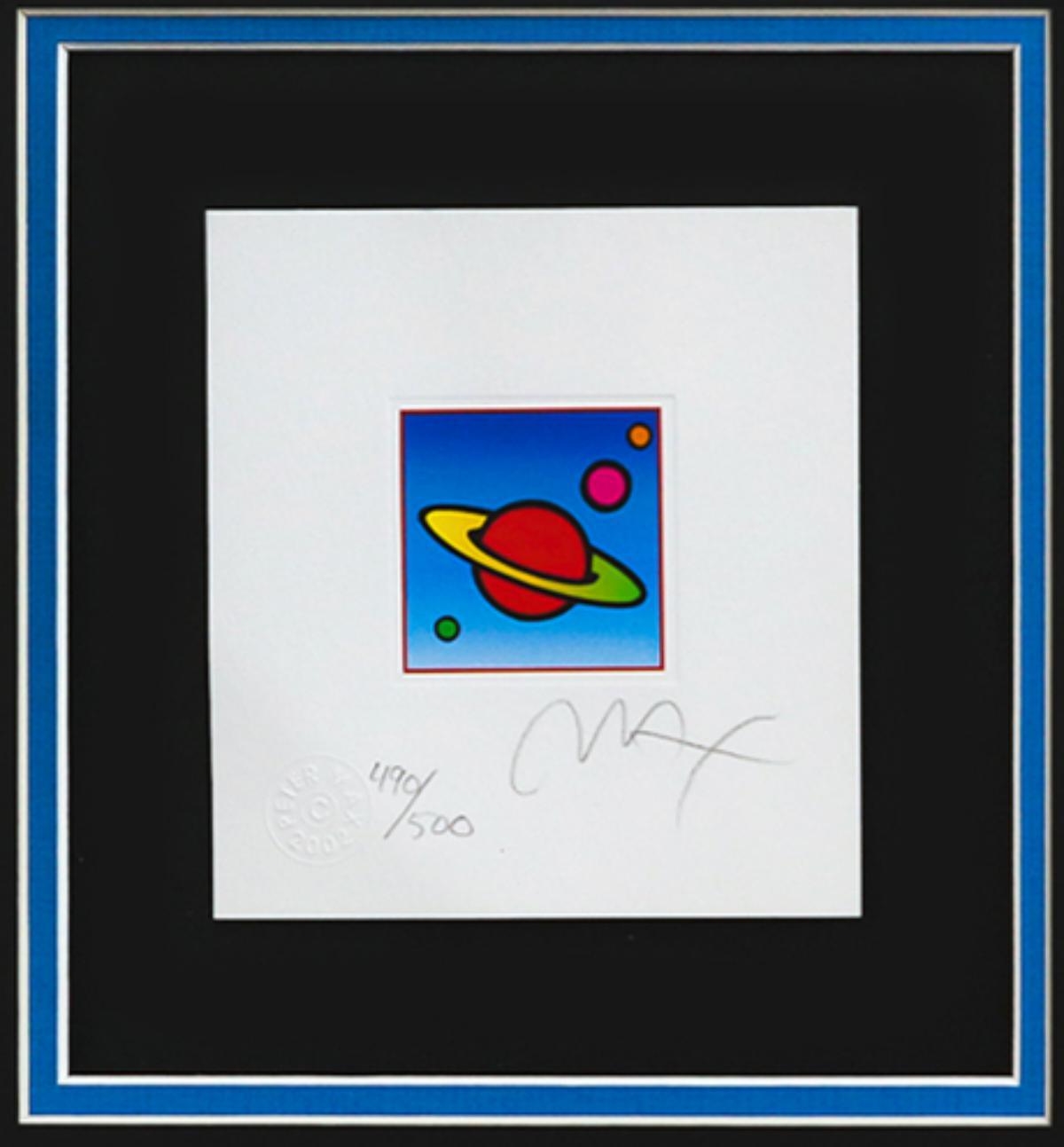 Peter Max | Cosmic Saturn | MutualArt